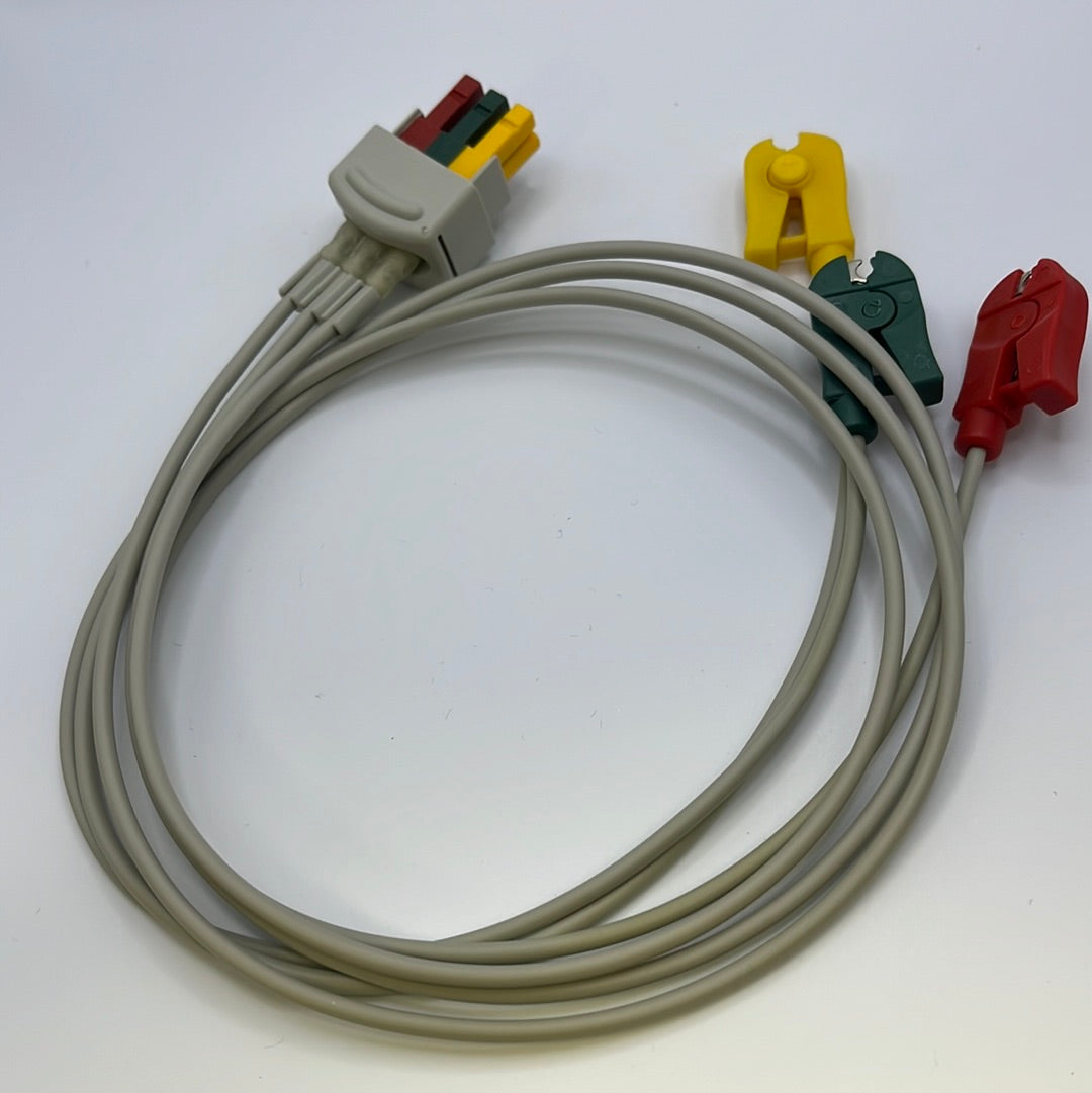 Ge 3 lead ECG clip set 545315 – euro-medical.fr